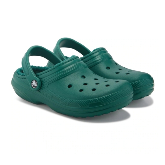 CROCS | Shoes | Crocs Emerald Green Slippers With Ventilation And Heel ...